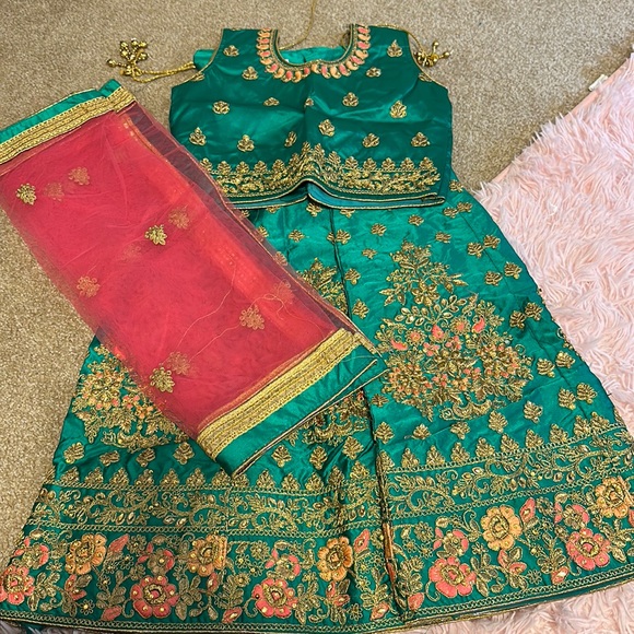 Dresses | Beautiful Indian Wedding Outfit Chaniya Choli | Poshmark